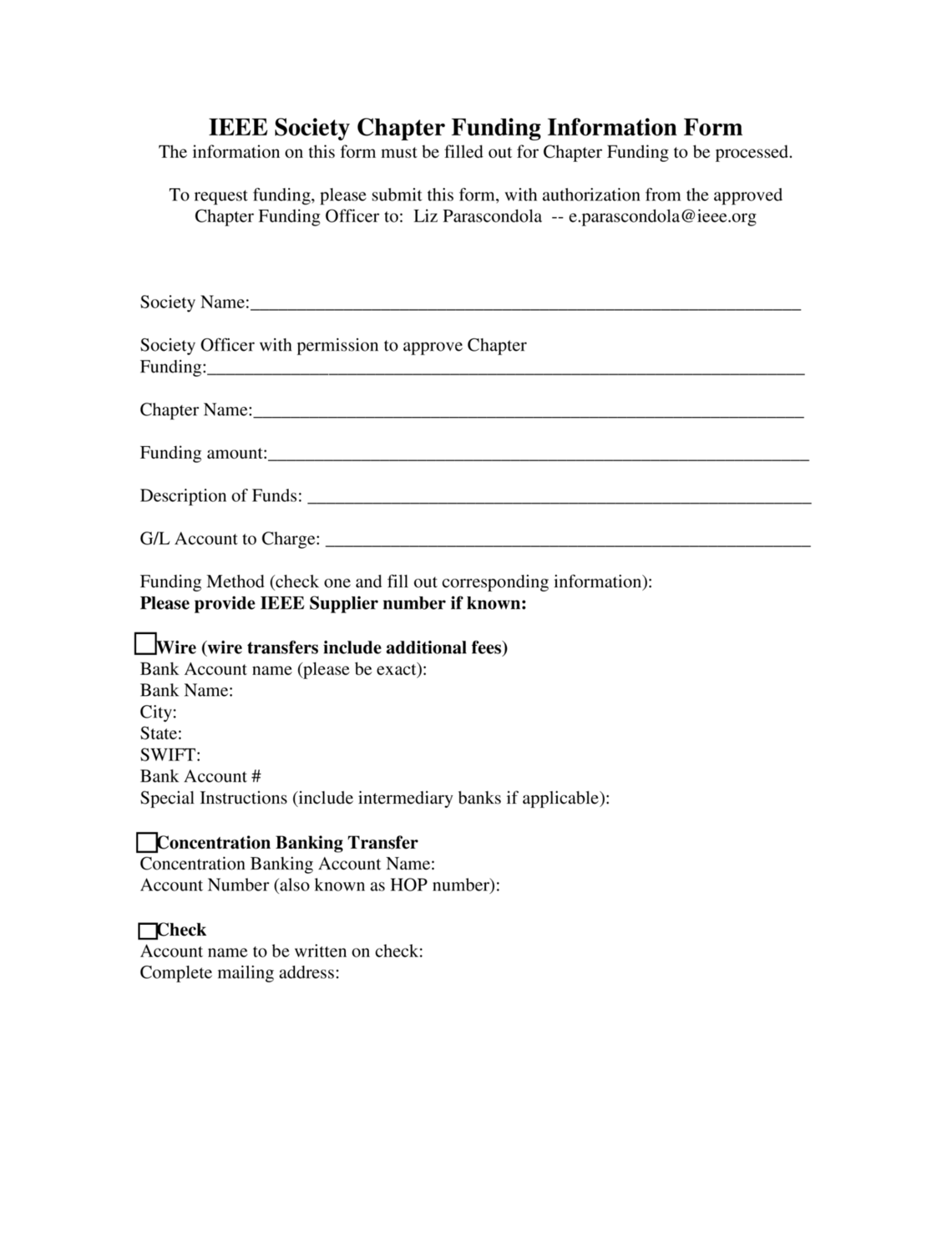 IEEE Society Chapter Funding Information Form | IEEE Control Systems ...