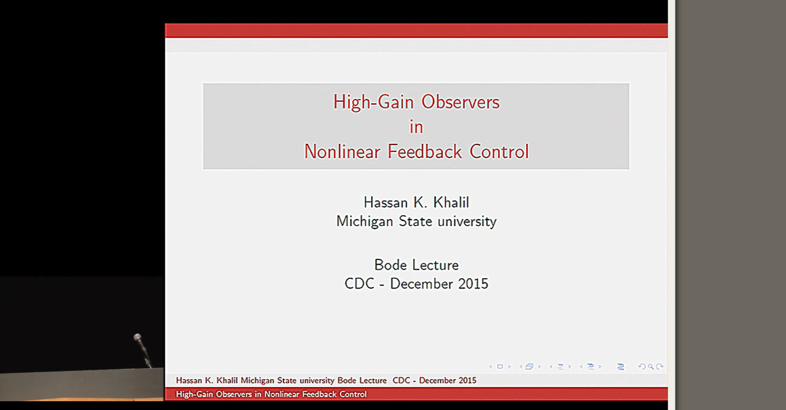 Presentation Library | IEEE Control Systems Society