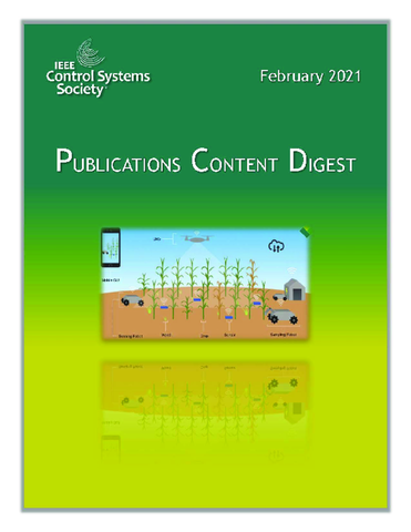 Publications Content Digest | IEEE Control Systems Society