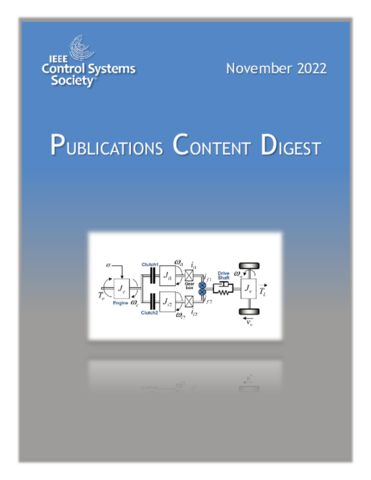 Publications Content Digest | IEEE Control Systems Society